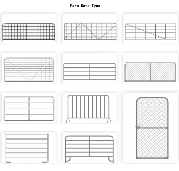 Farm Mesh Gate 1170mm x 1800mm – Durable Galvanized Gate